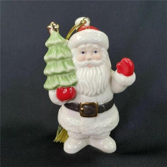 Lenox | Holiday | Lenox Santa Claus Christmas Ornament Very Merry ...